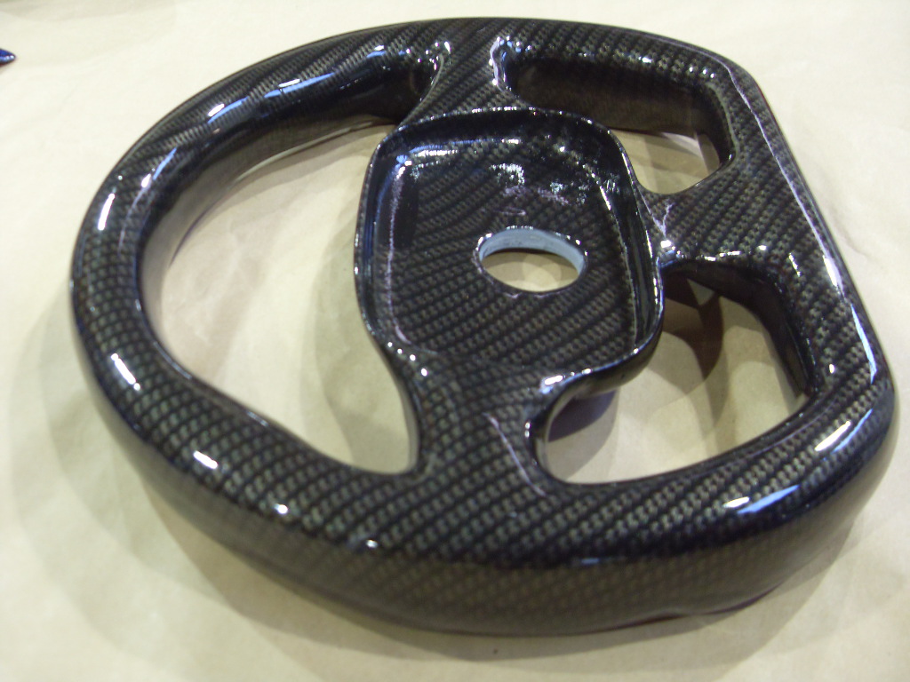 Nintendo Wee staring wheel dipped in carbon