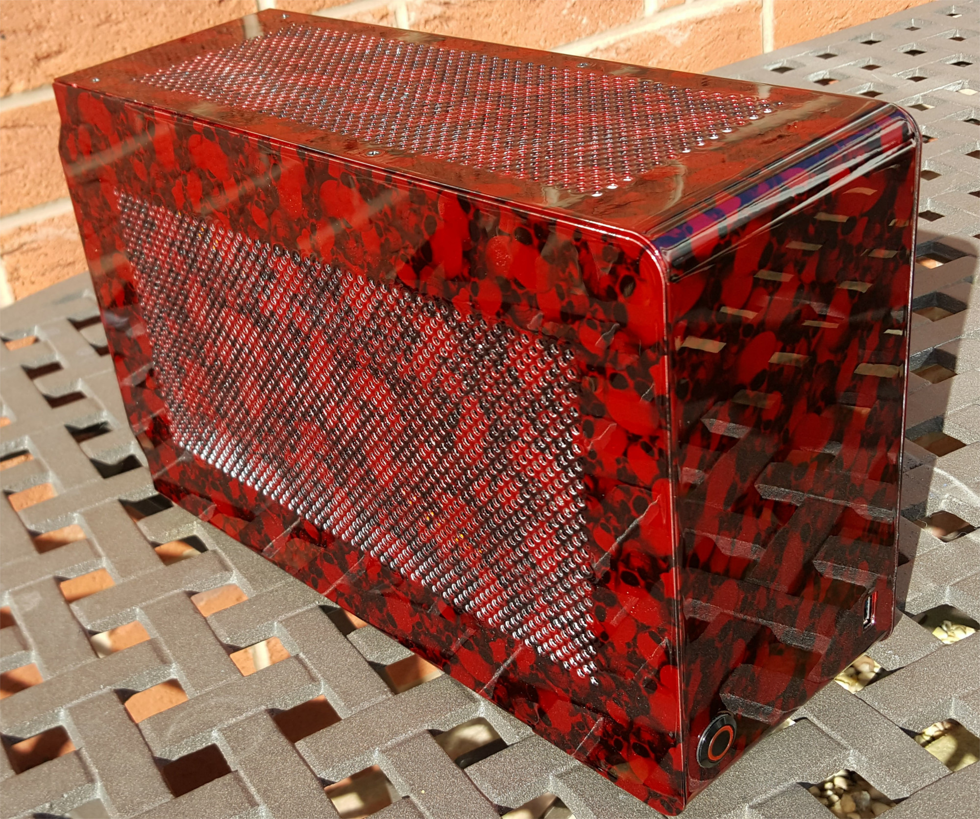 Computer Case Coated in Skulls